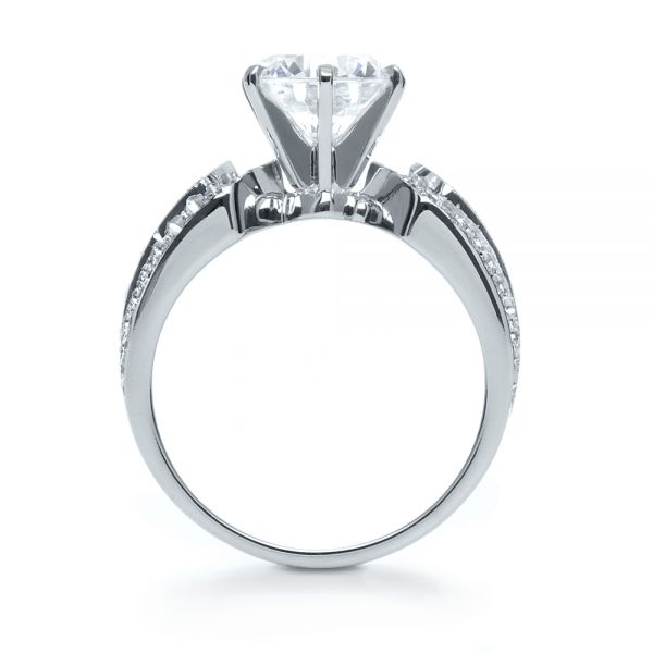 Bright Cut Diamond Engagement Ring #1115 - Seattle Bellevue | Joseph ...