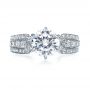 Bright Cut Diamond Engagement Ring #1115 - Seattle Bellevue | Joseph ...