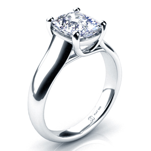Cushion Diamond Solitaire Engagement Ring #197 - Seattle Bellevue ...