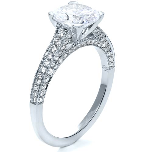 Diamond Engagement Ring #204 - Seattle Bellevue | Joseph Jewelry
