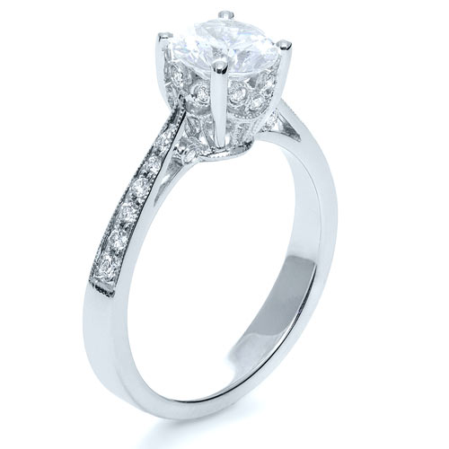 Custom Diamond Engagement Ring #1104 - Seattle Bellevue | Joseph Jewelry